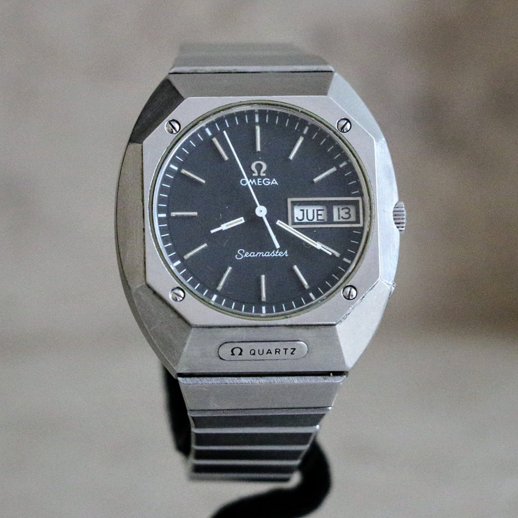 1975 OMEGA Seamaster Mariner Wristwatch Cal. 1310 Swiss Quartz Watch R ...