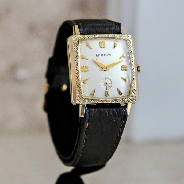 1963 BULOVA Senator “G” Watch Stunning Case Design 17 Jewels Wristwatc ...