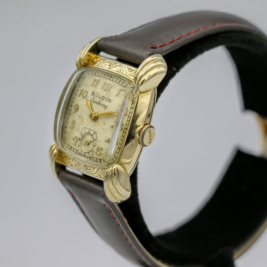 1950 BULOVA His Excellency QQ Wristwatch USA Cal 10BM 21 Jewels Vintag ...
