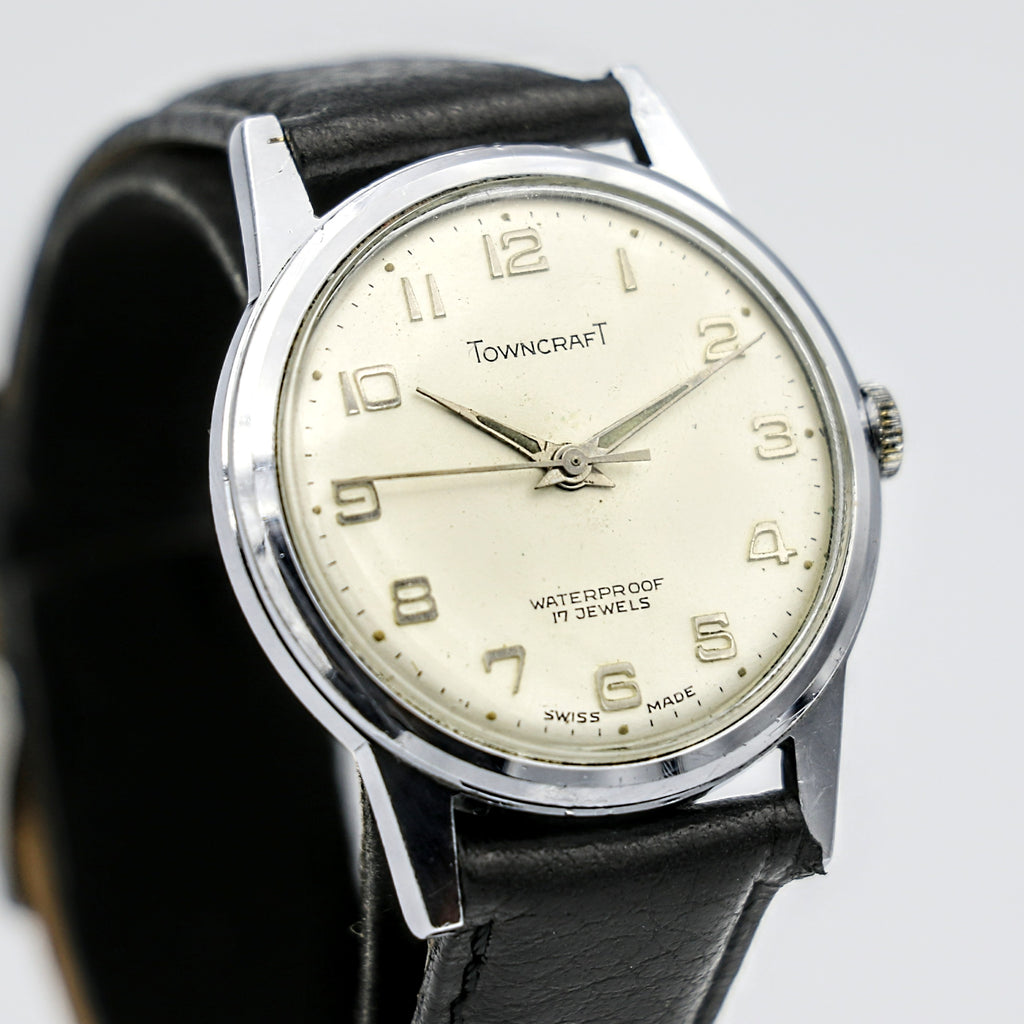 TOWNCRAFT by BASIS Watch Co. 17 Jewels 33mm Swiss Made Wristwatch ...