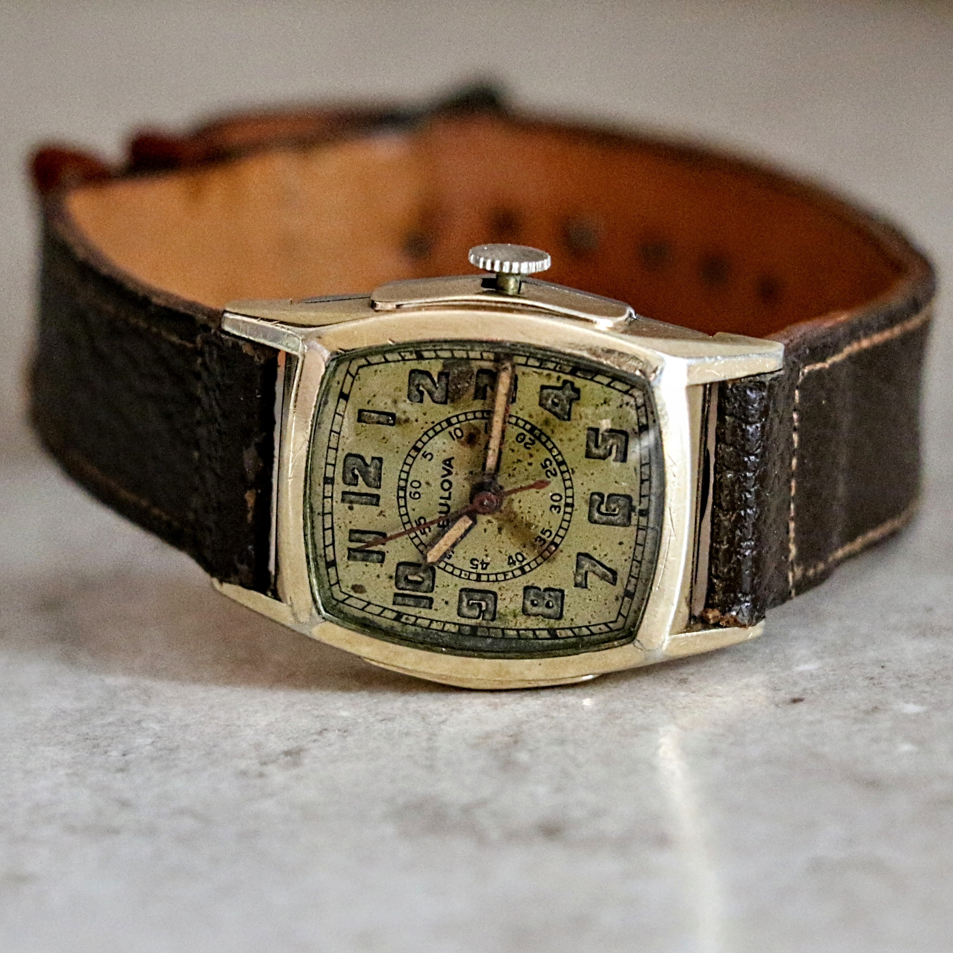 1943 BULOVA WWII Medical Officer Wristwatch Cal. 10BA 17 Jewels Doctor ...