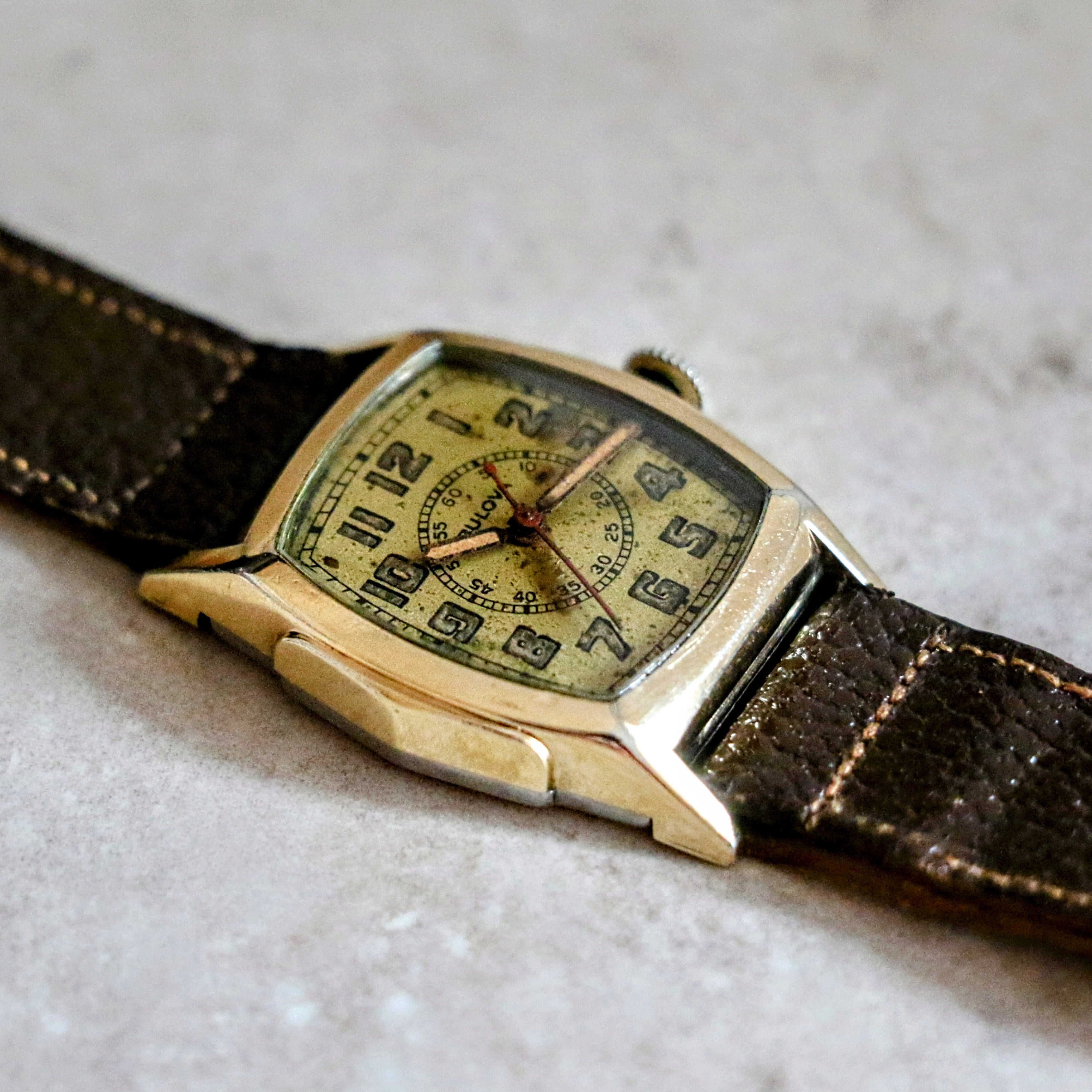 1943 BULOVA WWII Medical Officer Wristwatch Cal. 10BA 17 Jewels Doctor ...