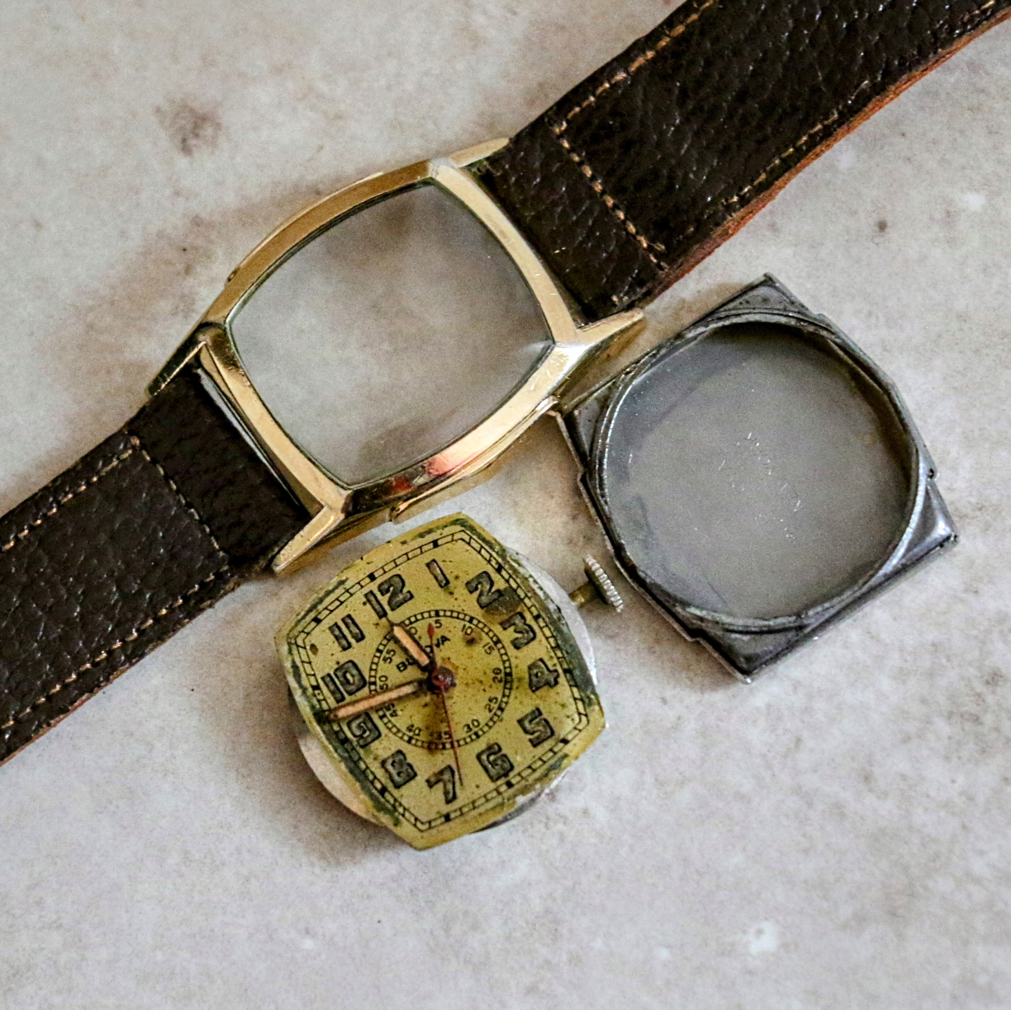 1943 BULOVA WWII Medical Officer Wristwatch Cal. 10BA 17 Jewels Doctor ...
