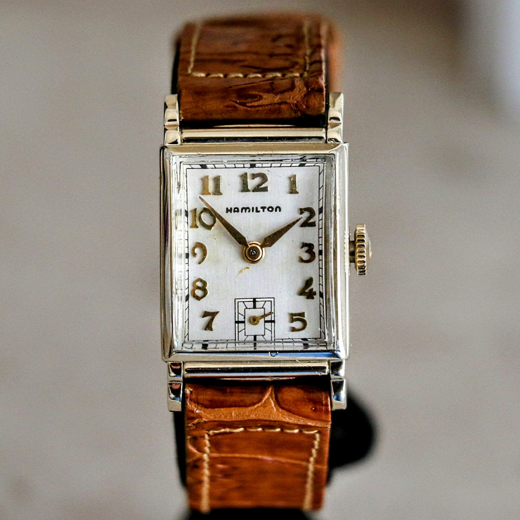 HAMILTON 1948 Eaton Watch Cal. 980 17 Jewels U.S.A. Made Wristwatch ...