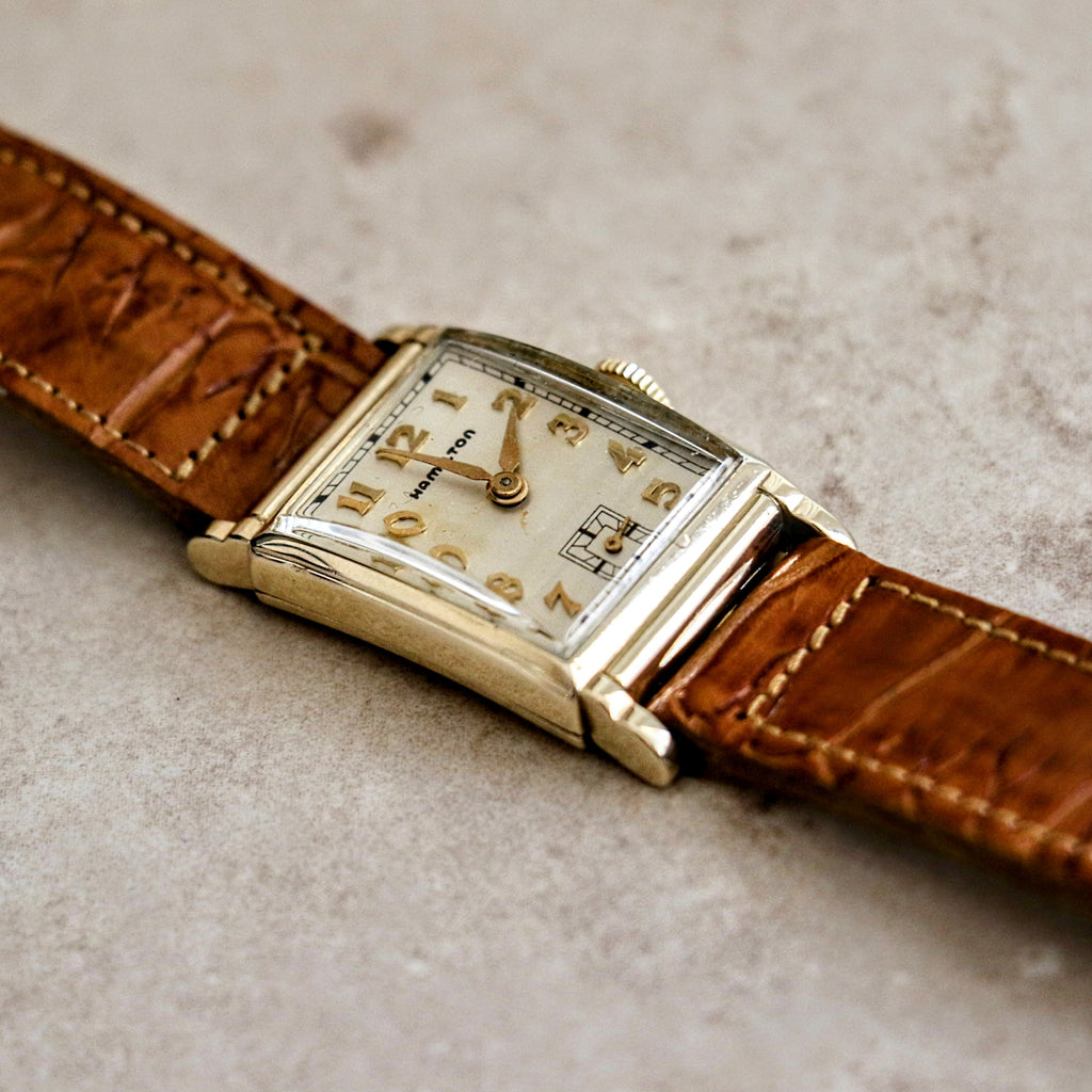 HAMILTON 1948 Eaton Watch Cal. 980 17 Jewels U.S.A. Made Wristwatch ...