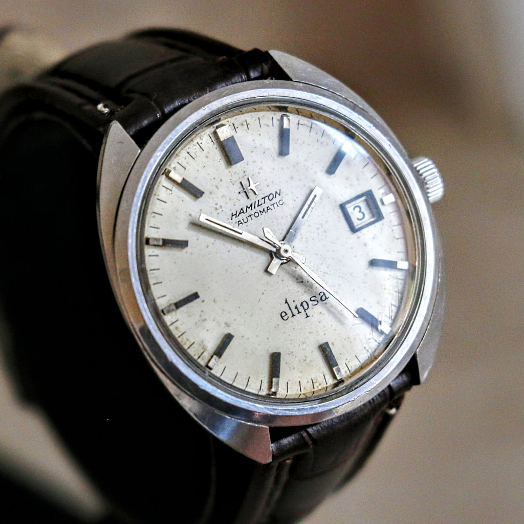 Buy Vintage Hamilton Elipsa Automatic Wristwatch | Swiss Caliber 64A ...