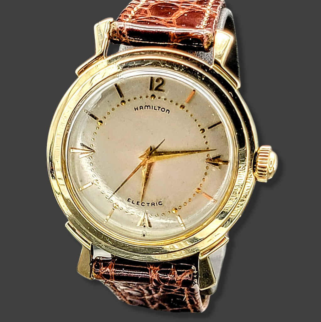 HAMILTON Electric 505 "Van Horn" Watch 14K GOLD – SECOND HAND HOROLOGY