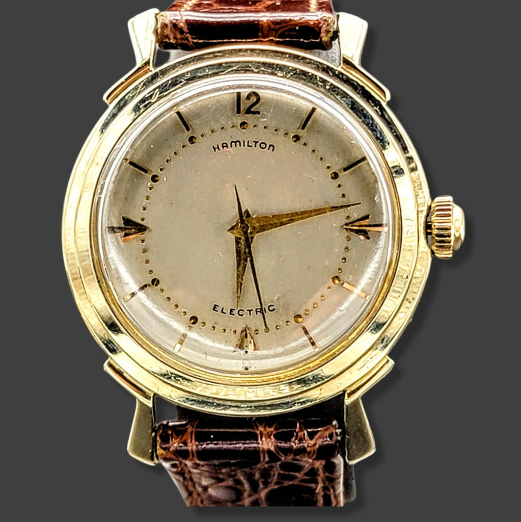 HAMILTON Electric 505 "Van Horn" Watch 14K GOLD – SECOND HAND HOROLOGY