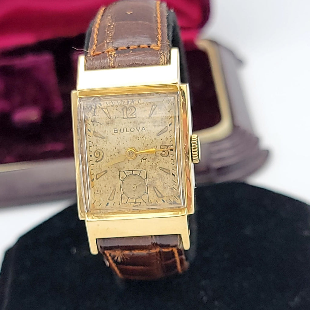 1946 BULOVA Douglas "B" 21 Jewels - In BOX! – SECOND HAND HOROLOGY