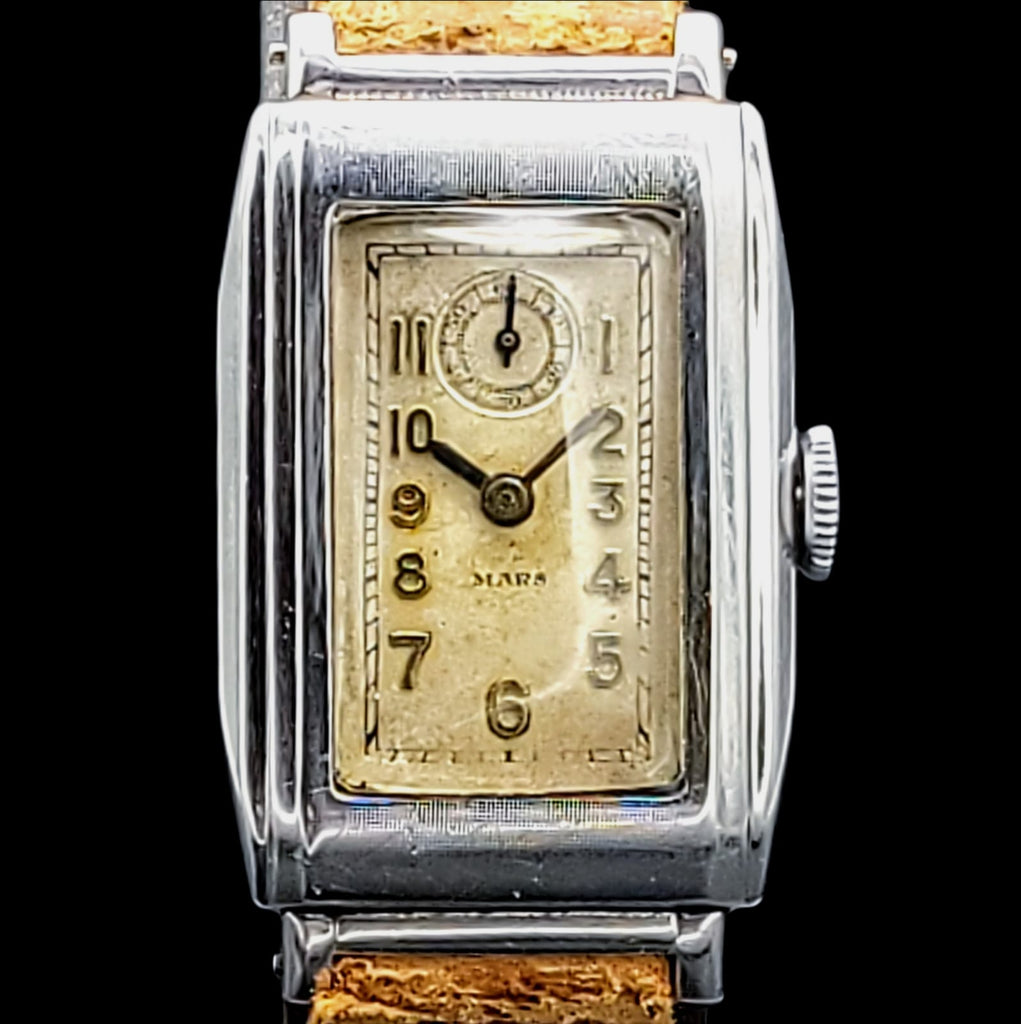 Exceptionally Rare 1920's MARS / Gallet Watch 15 Jewels Sub-Second at ...