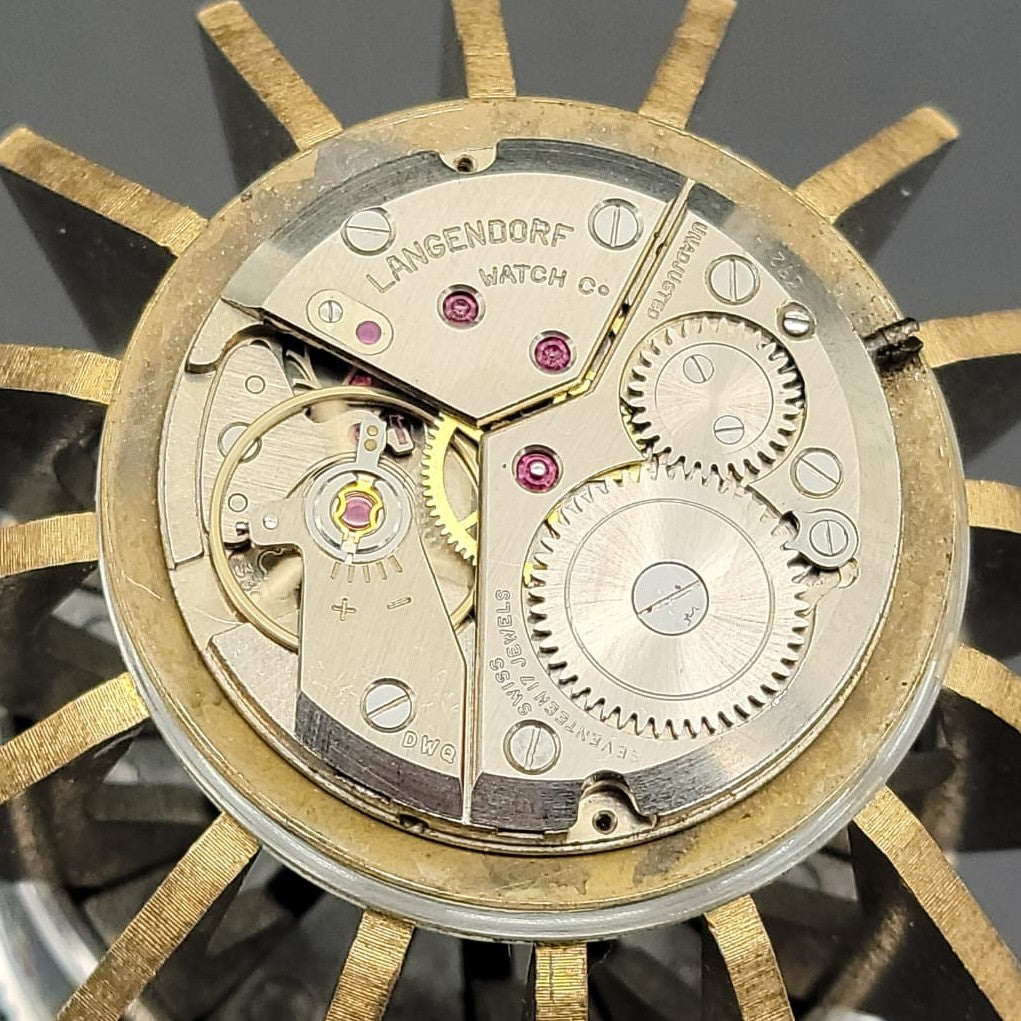 LANCO Watch 14K GOLD 17 Jewels Incabloc Swiss Manual Wristwatch - In B ...