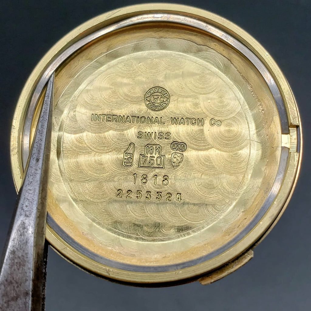 1973 International Watch Company Reference 1818 Cal 8541B 25J 18K Soli – SECOND HAND HOROLOGY
