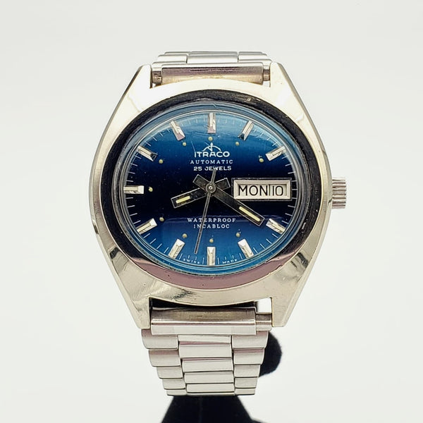 Vintage ITRACO Automatic Wristwatch Cal. ETA2789-1 25 J, Dual-Language ...