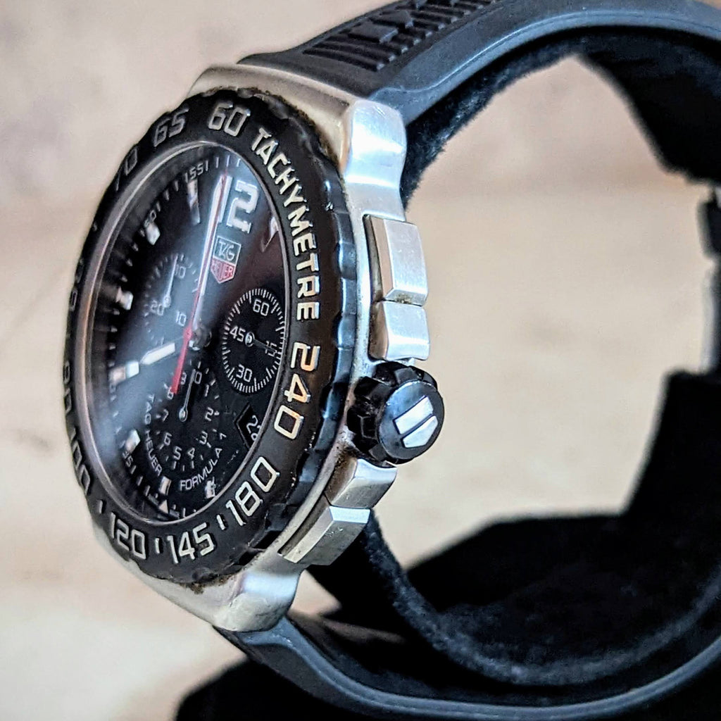 TAG HEUER Formula 1 Chronograph Watch Swiss Quartz Wristwatch – SECOND ...