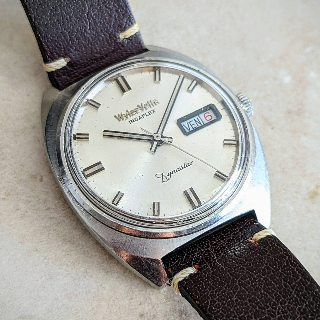 Wyler-Vetta Automatic Watch Incaflex Dynastar 1960's Wristwatch “The C ...
