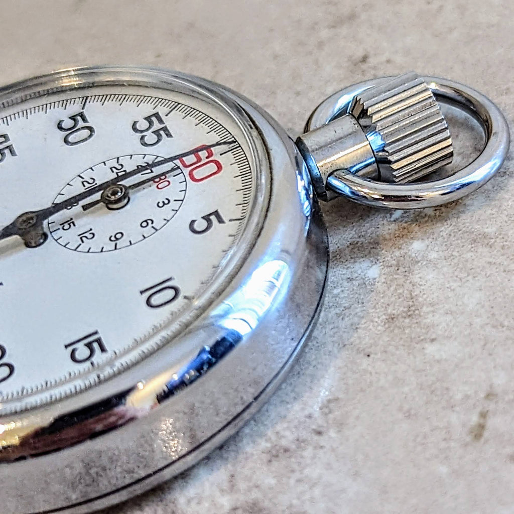 Aristo APOLLO Stopwatch 7 Jewels Swiss Cal. Baumgartner 411 Vintage Po – SECOND HAND HOROLOGY