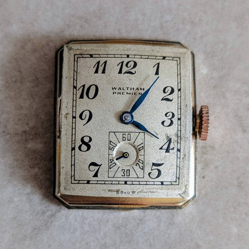 1940 WALTHAM PREMIER Watch 17 Jewels Cal. 870 U.S.A. Made Wristwatch ...