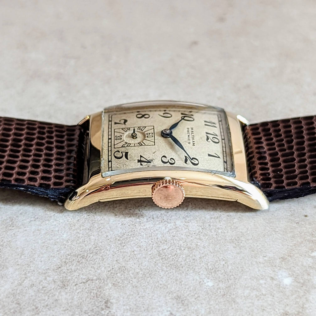 1940 WALTHAM PREMIER Watch 17 Jewels Cal. 870 U.S.A. Made Wristwatch ...