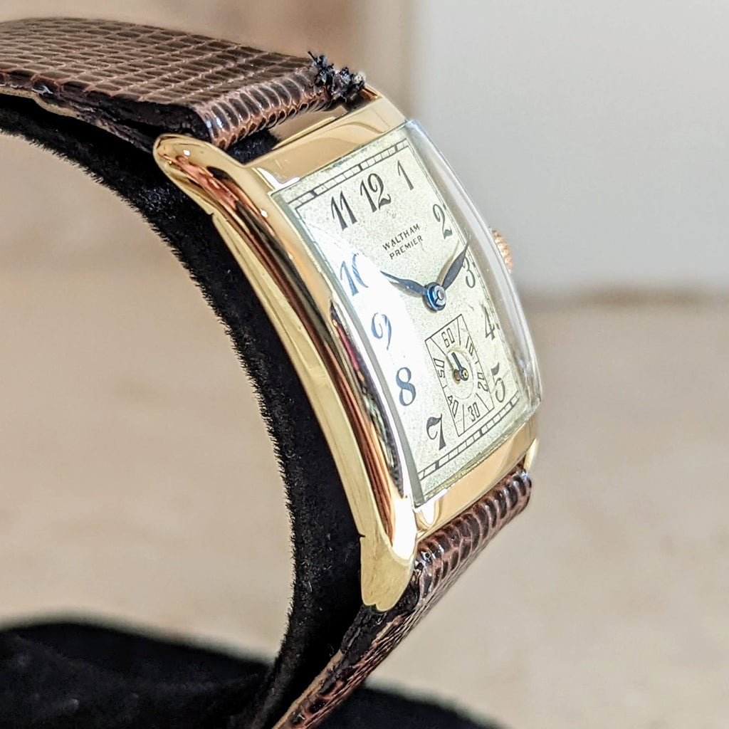 1940 WALTHAM PREMIER Watch 17 Jewels Cal. 870 U.S.A. Made Wristwatch ...