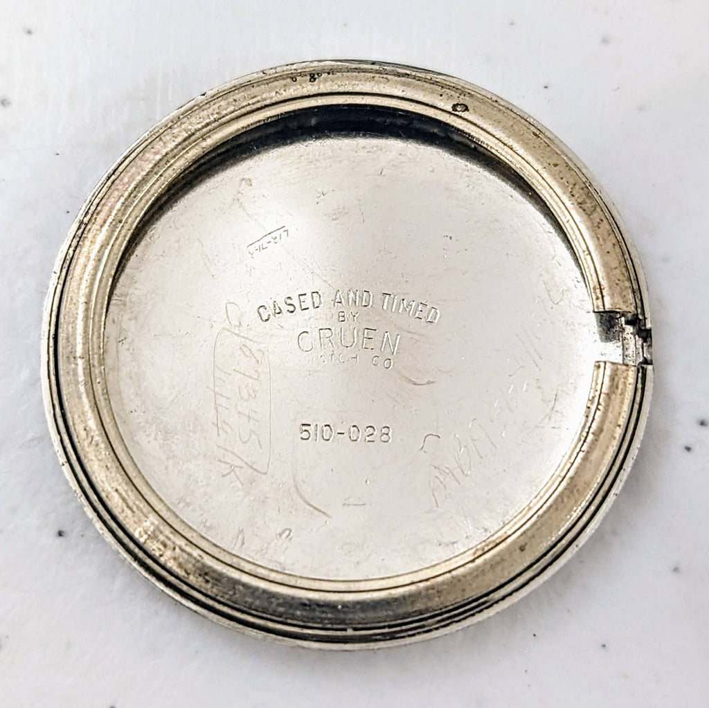 Vintage GRUEN Precision Diamond Dial Watch Cal. 510 Wristwatch in Disp ...