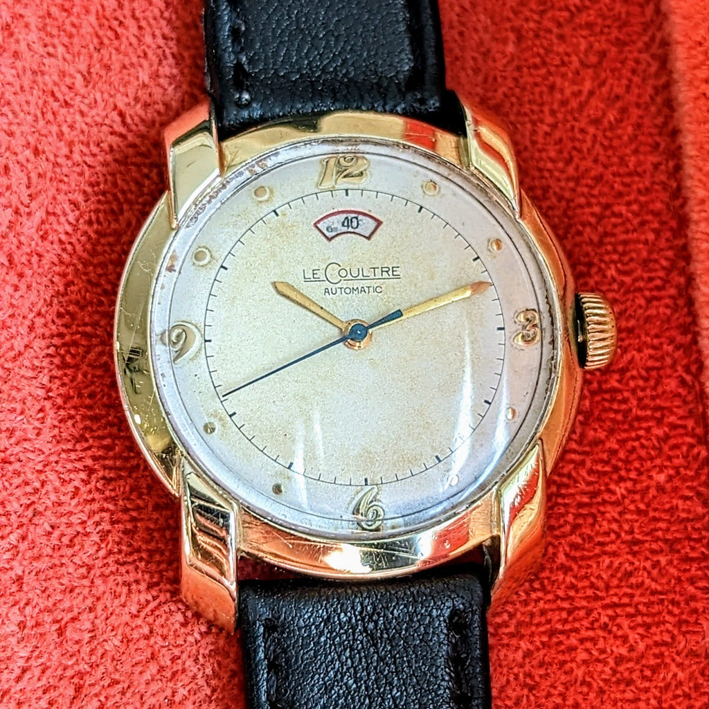 LeCoultre Bumper Automatic Watch Power-Reserve Indicator Wristwatch ...