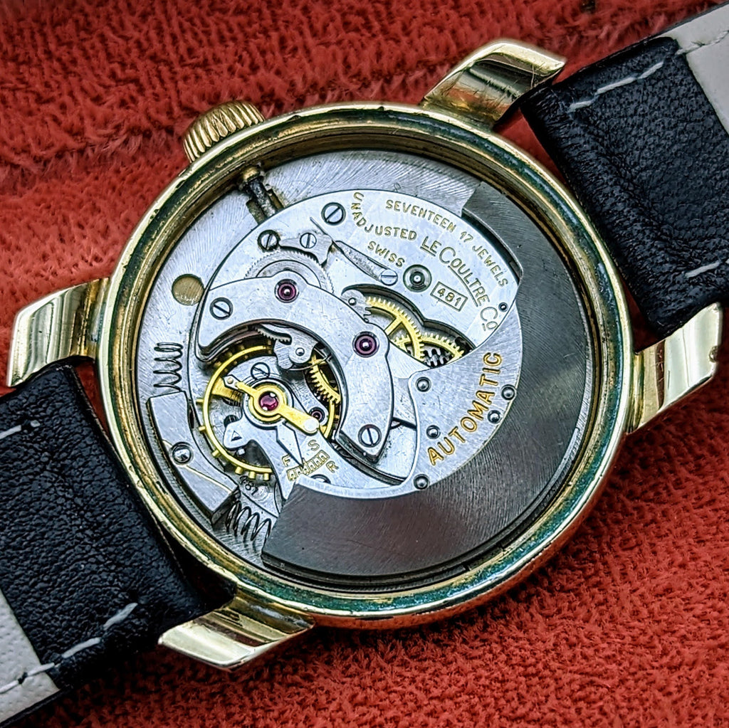 LeCoultre Bumper Automatic Watch Power-Reserve Indicator Wristwatch ...