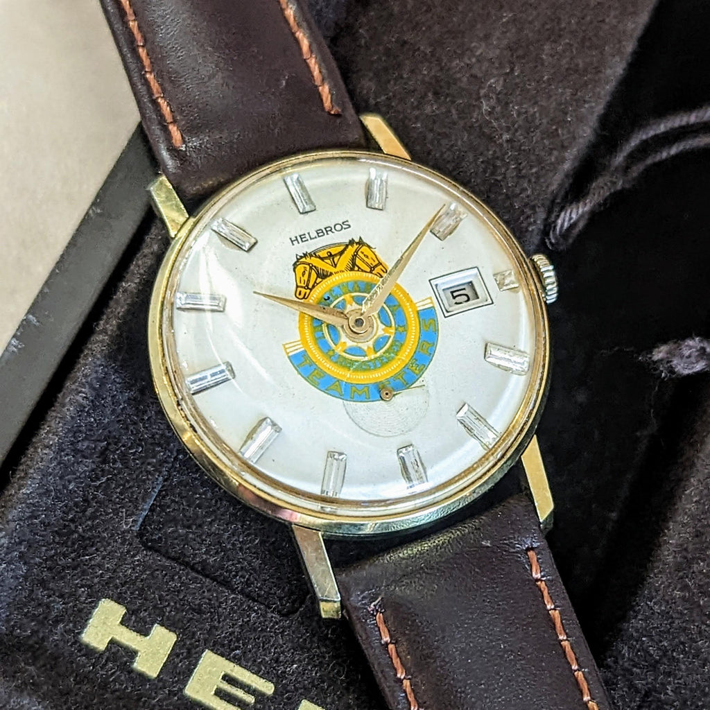 HELBROS International Brotherhood of Teamster Watch Manual Wristwatch ...