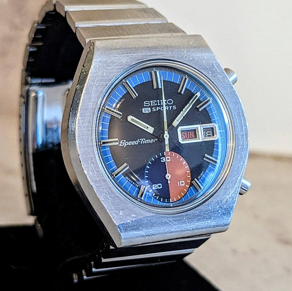 SEIKO Automatic Chronograph Watch Day/Date Indicator Wristwatch ...