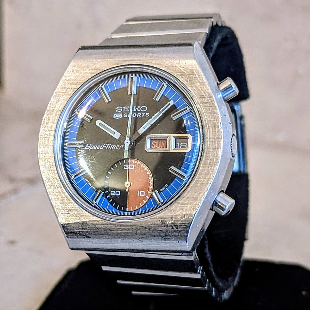 SEIKO Automatic Chronograph Watch Day/Date Indicator Wristwatch ...