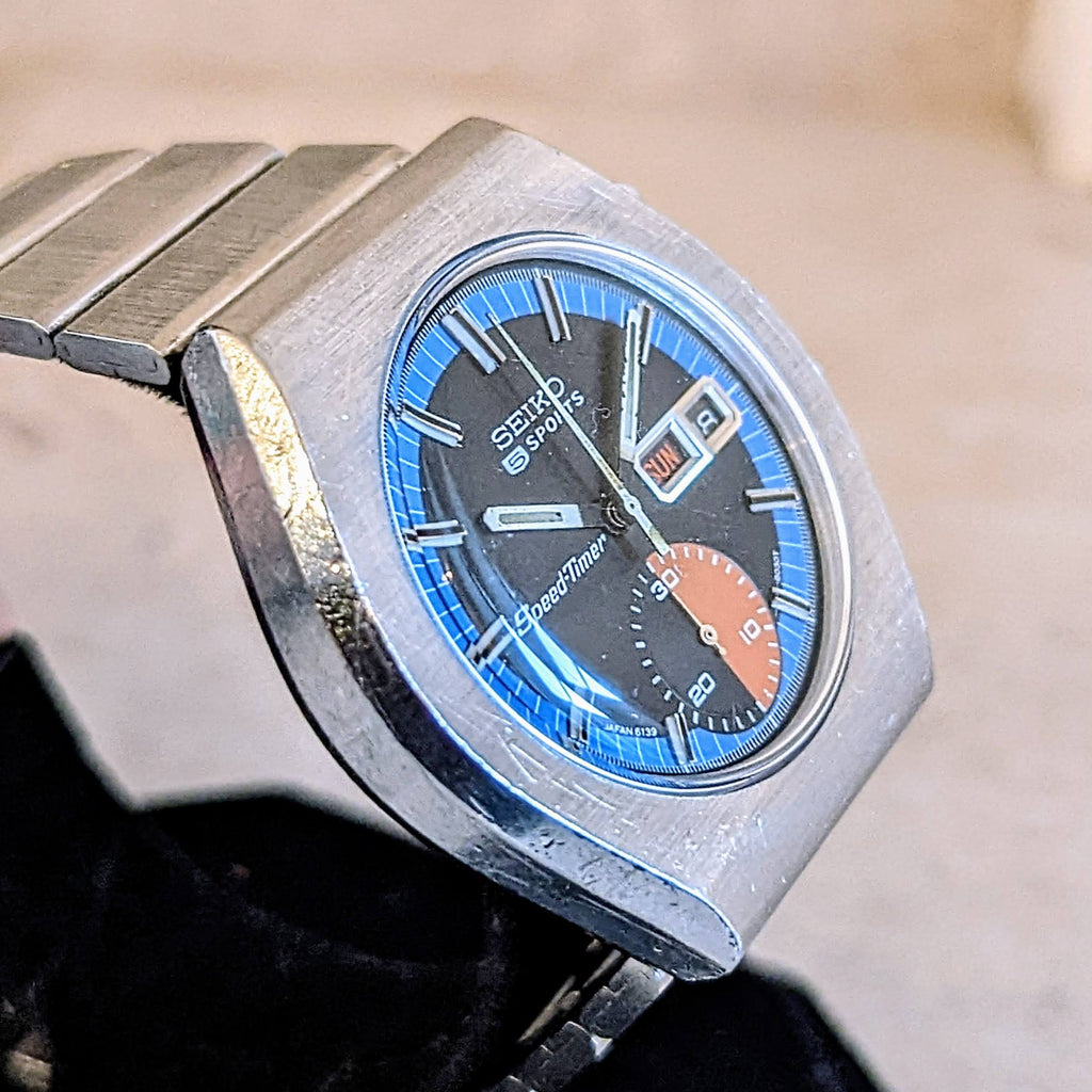 SEIKO Automatic Chronograph Watch Day/Date Indicator Wristwatch ...