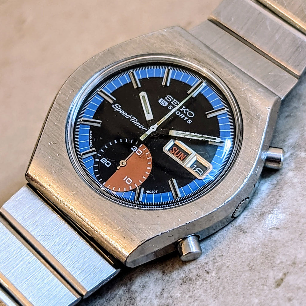 SEIKO Automatic Chronograph Watch Day/Date Indicator Wristwatch ...