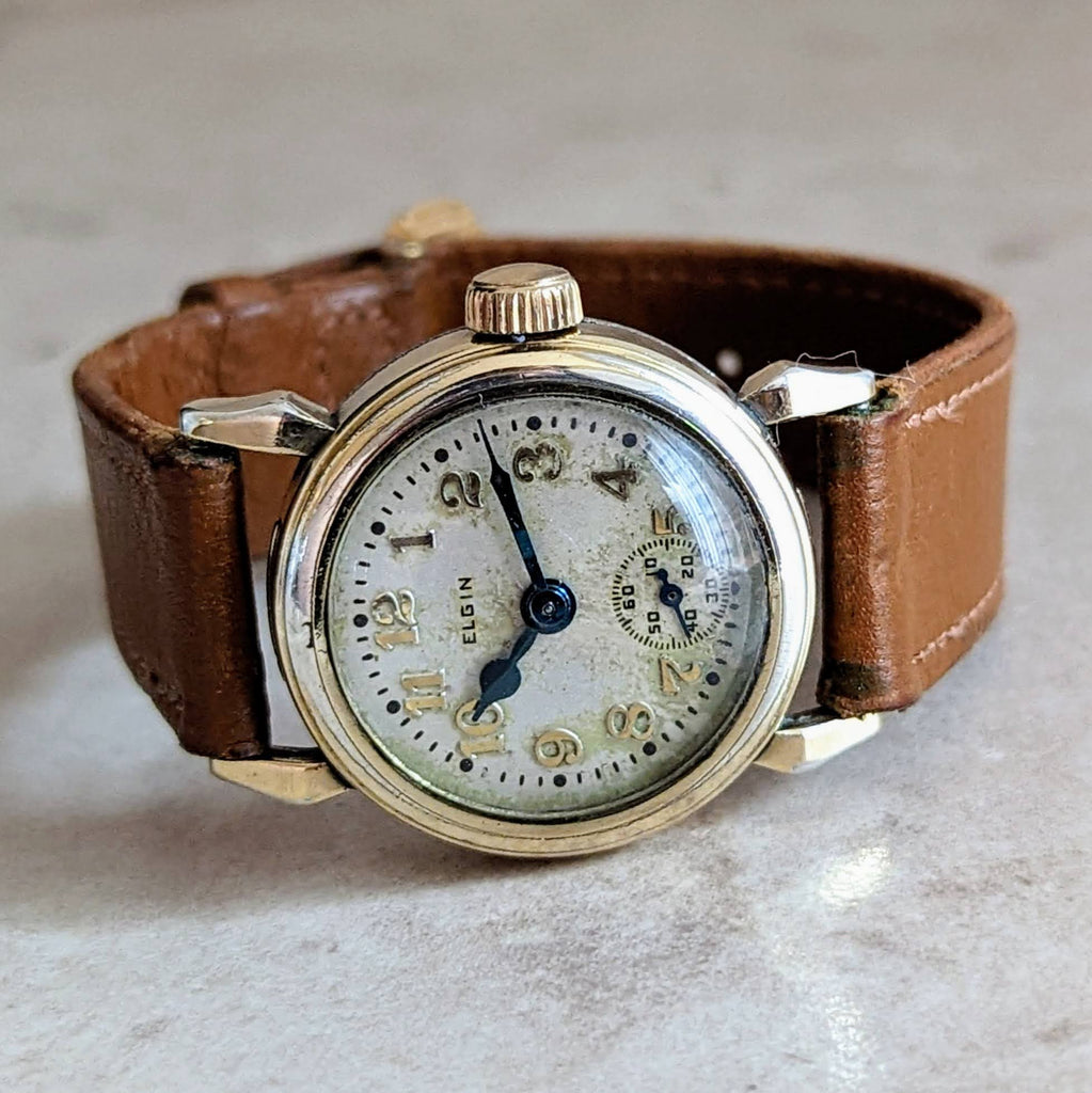 Vintage 1928 ELGIN Watch 17 Jewels Model 1 Grade 428 Wristwatch ...