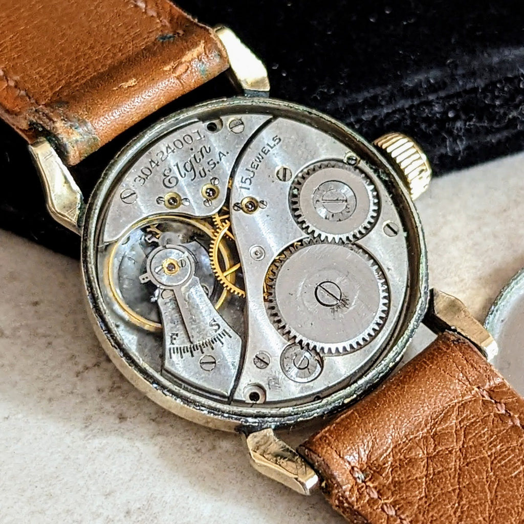 Vintage 1928 ELGIN Watch 17 Jewels Model 1 Grade 428 Wristwatch ...
