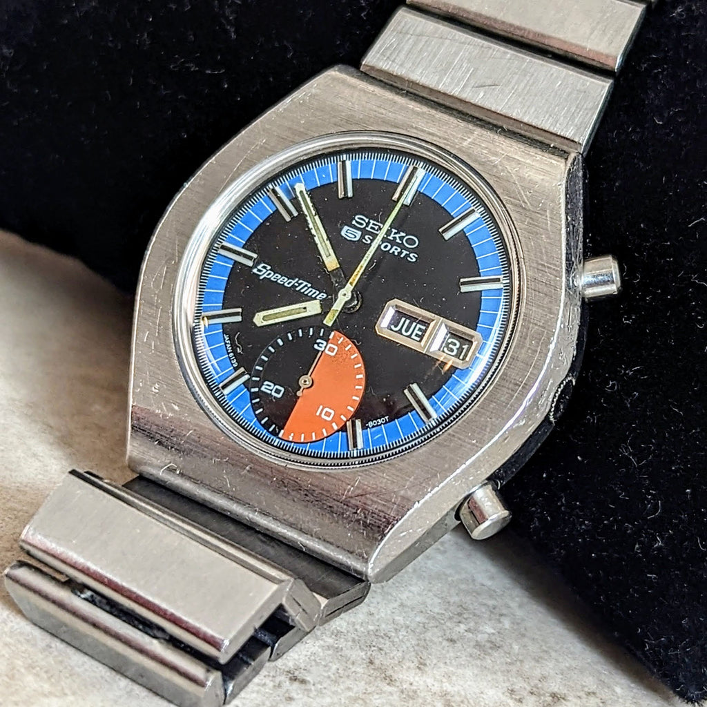 SEIKO Automatic Chronograph Watch Day/Date Indicator Wristwatch ...