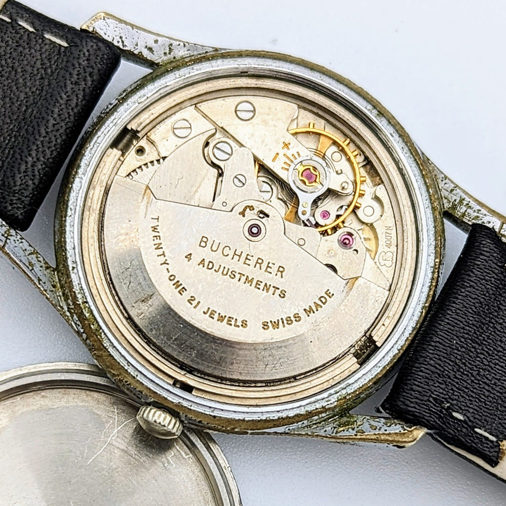 BUCHERER Automatic Watch 21 Jewels 4 ADJs Swiss Wristwatch – SECOND ...