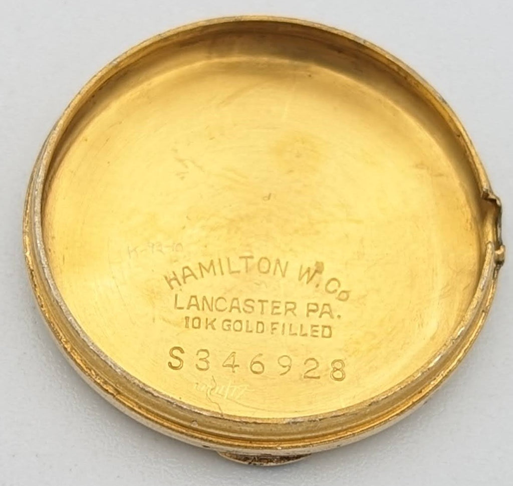 Vintage HAMILTON Endicott Wristwatch 1940 Caliber 987A 17 Jewels Watch ...
