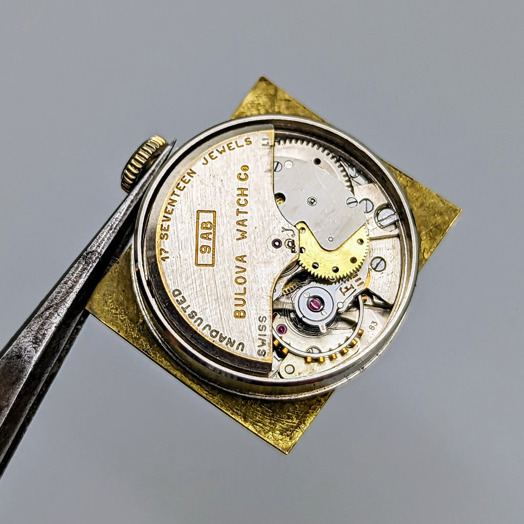 BULOVA 1951 DUO WIND Automatic Wristwatch Cal. 9AB Swiss Made Watch ...