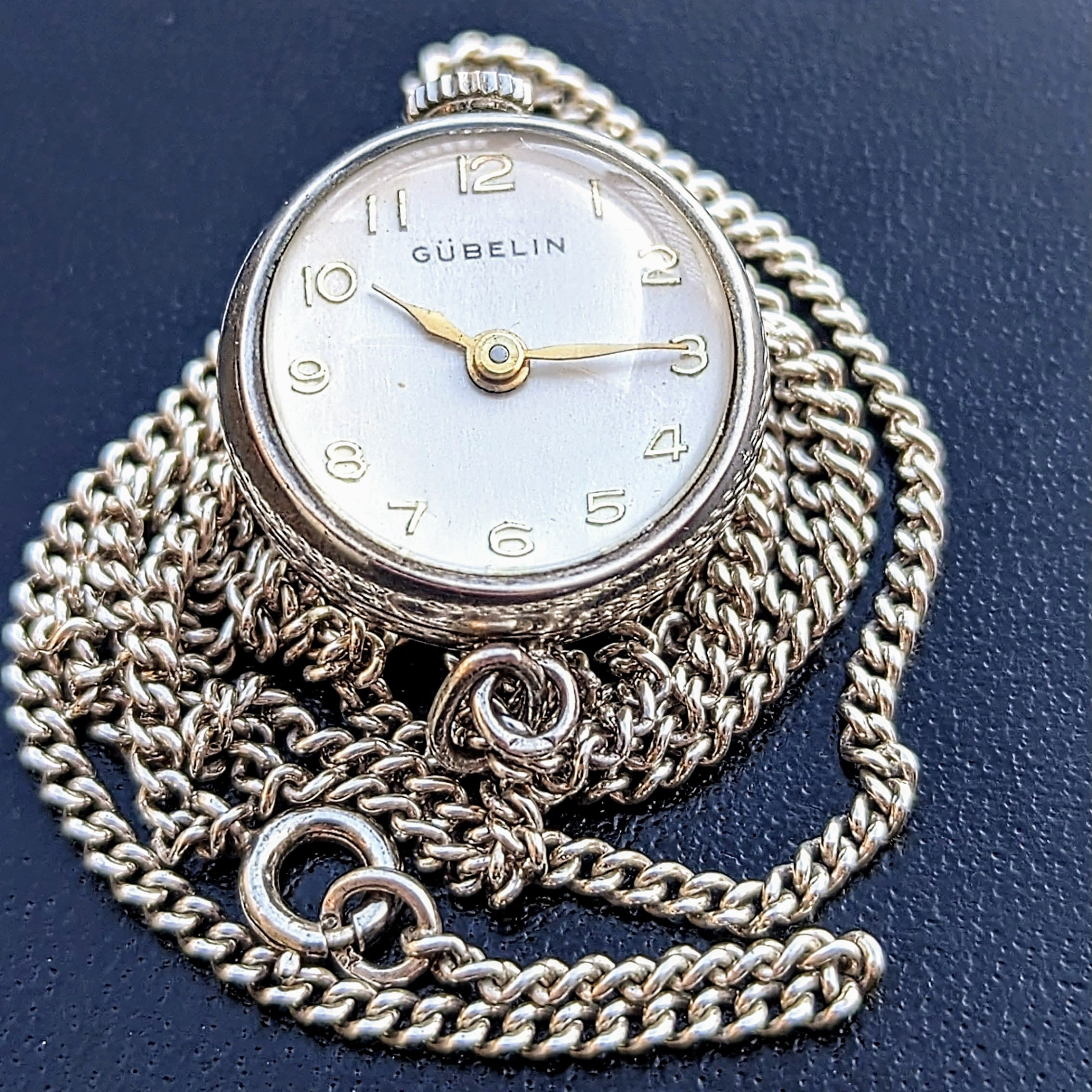 1930's Gubelin Ball Pendant Watch Swiss 17 Jewels 2 Adjustments Unique ...