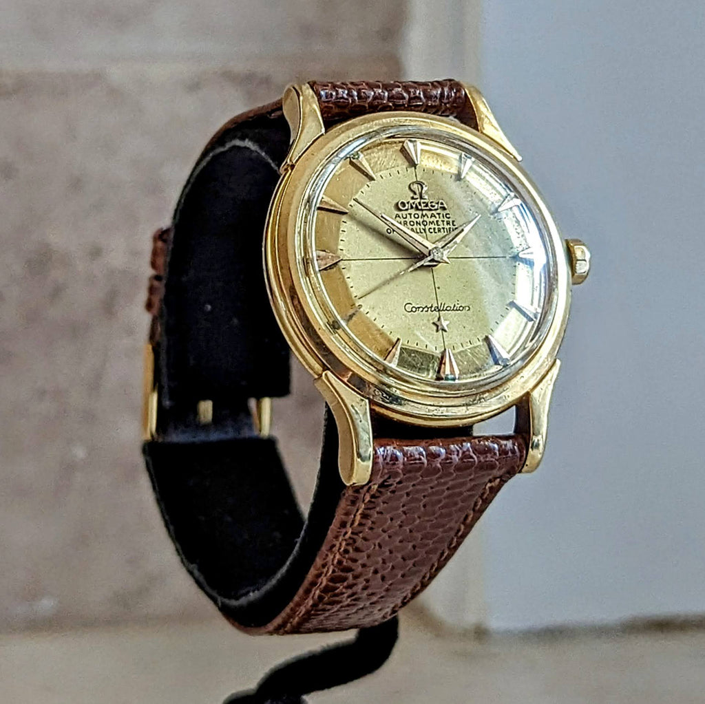 OMEGA Constellation 18K Gold Wristwatch Automatic Chronometre Official ...