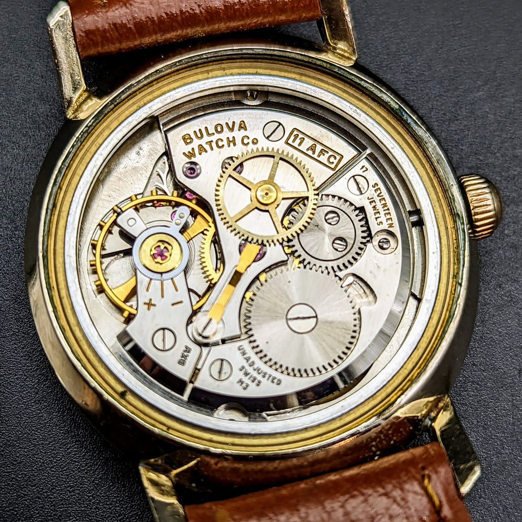 BULOVA 1963 Sea King Wristwatch Swiss Cal. 11AFC 17 Jewels Vintage Wat ...