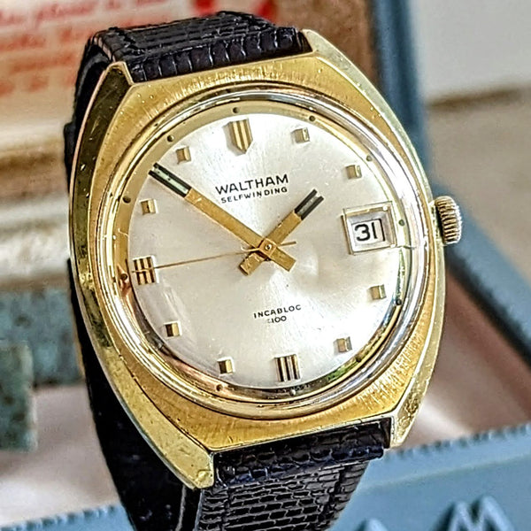 1950 WALTHAM Centennial Automatic Wristwatch Swiss Caliber R337 100 Je ...