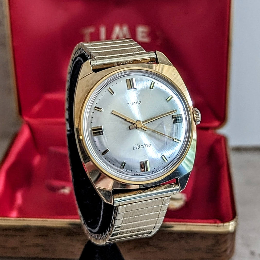 1969 TIMEX Electric Wristwatch Ref. 9444 Watch - In Box! New Battery ...