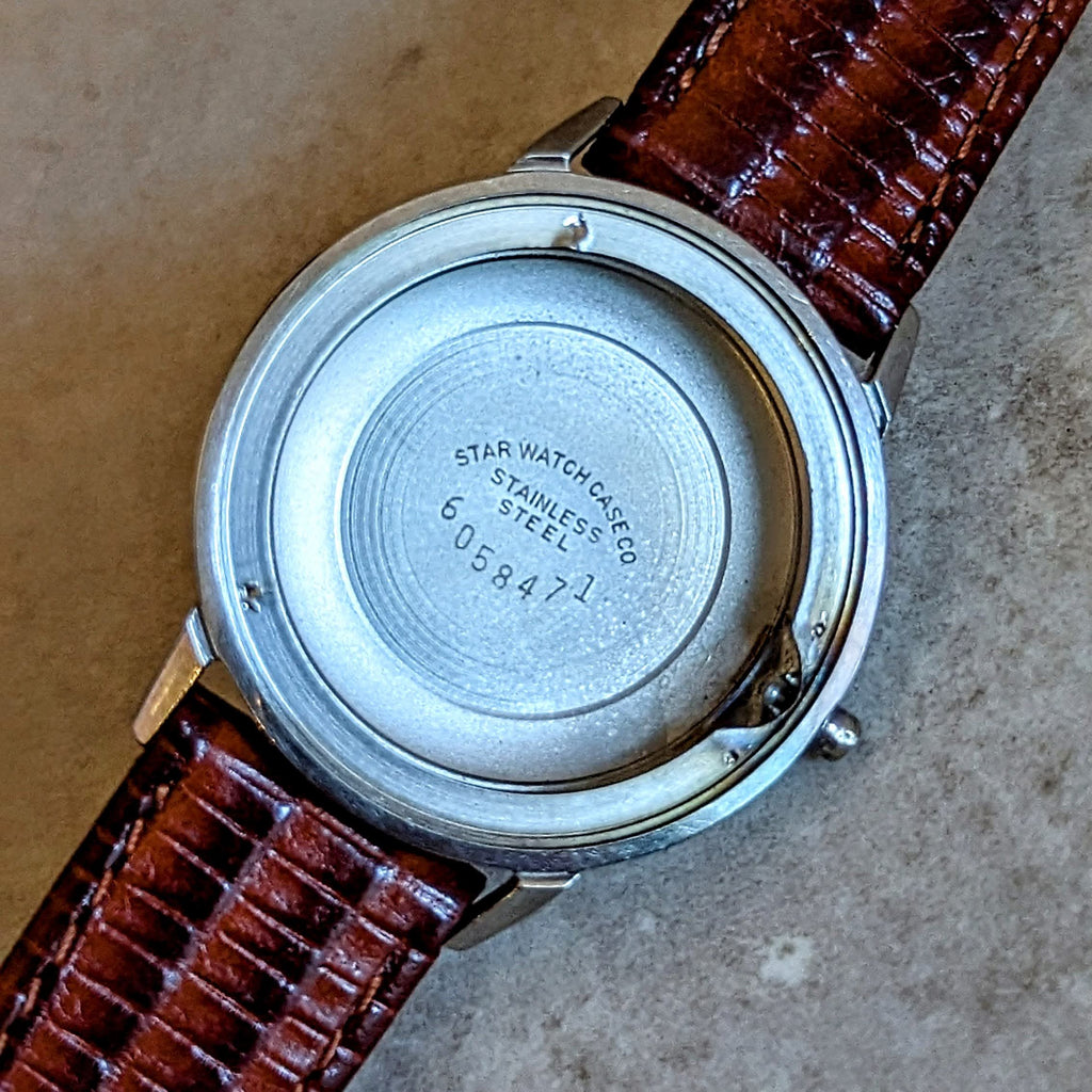 ELGIN Automatic Watch ALL Stainless-Steel 17 Jewels Swiss Caliber 996 ...