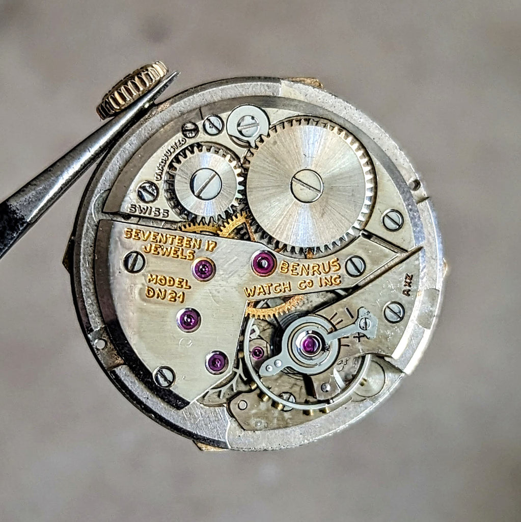 BENRUS Watch Model DN21 17 Jewels ETA 1281 Swiss Made Wristwatch ...
