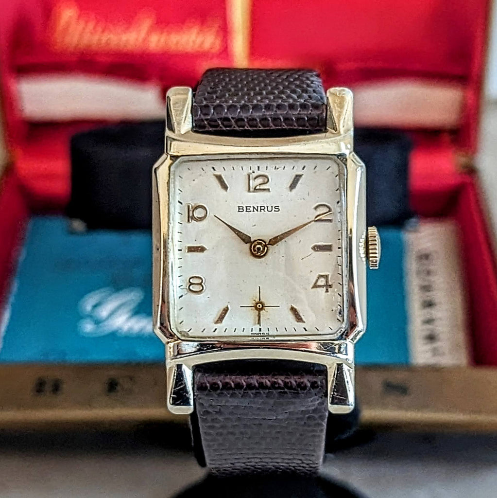 BENRUS Watch Model DM21 17 Jewels Swiss Made Vintage Wristwatch ...