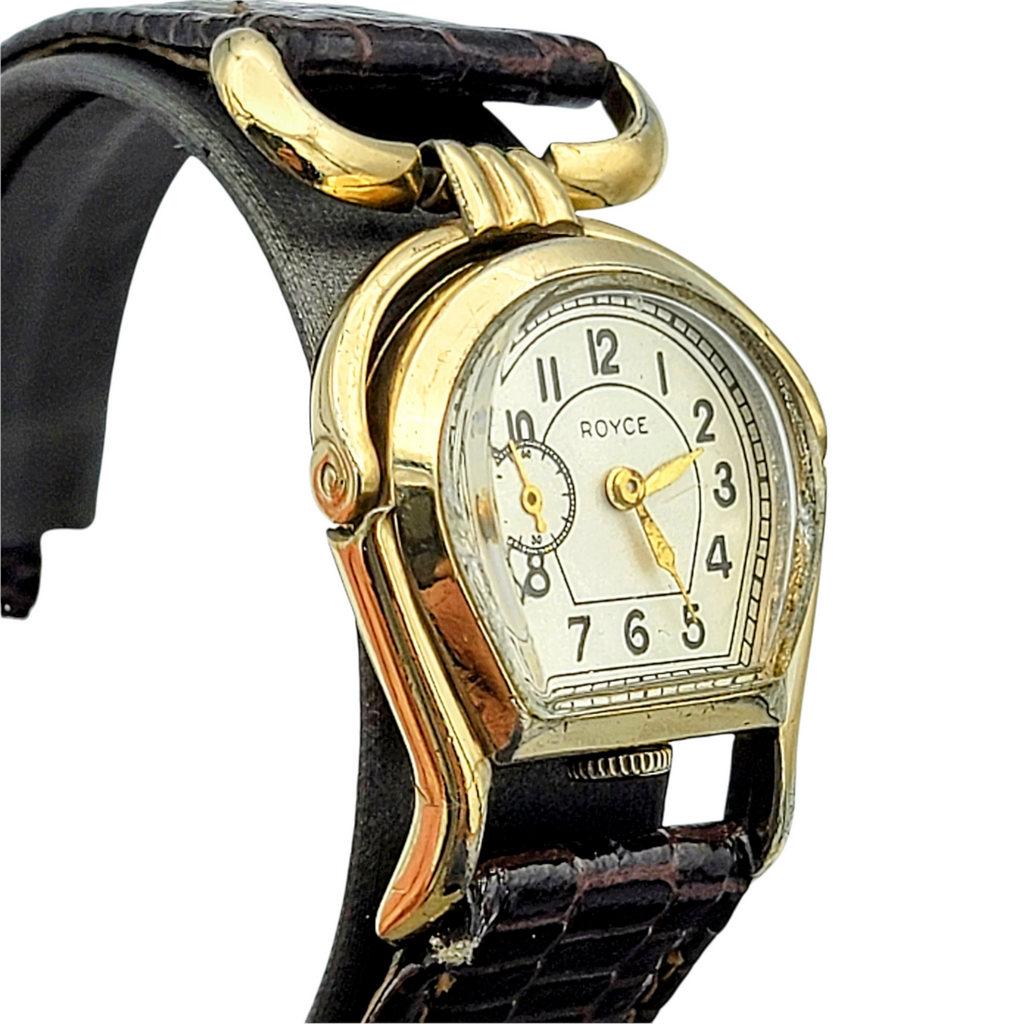 ROYCE Wristwatch "Horseshoe" Shaped Watch 17 Jewels Swiss – SECOND HAND ...