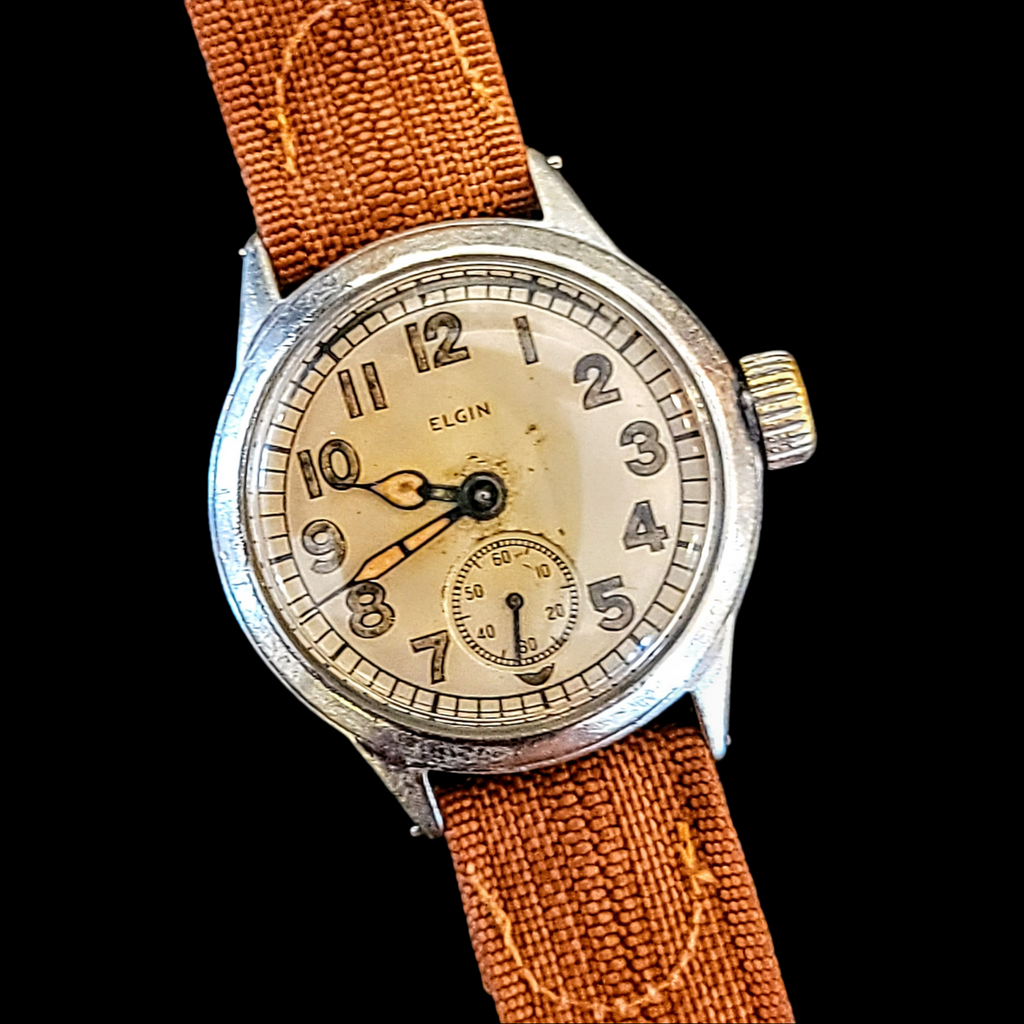 WWII Military ELGIN Wristwatch - General Service Watch ORD. DEPT. U.S ...