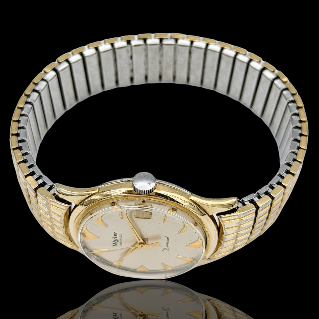 WYLER Incaflex Dynawind Watch 17 Jewels Cal. ETA 2452 Swiss 1950's ...