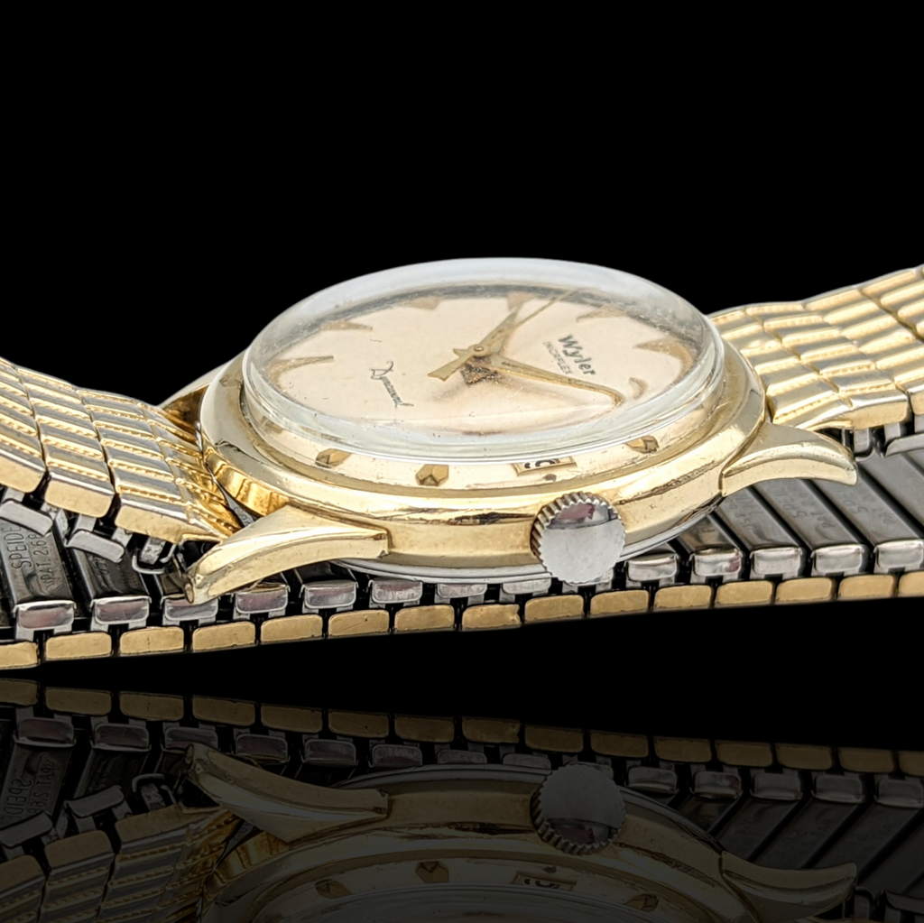 WYLER Incaflex Dynawind Watch 17 Jewels Cal. ETA 2452 Swiss 1950's ...