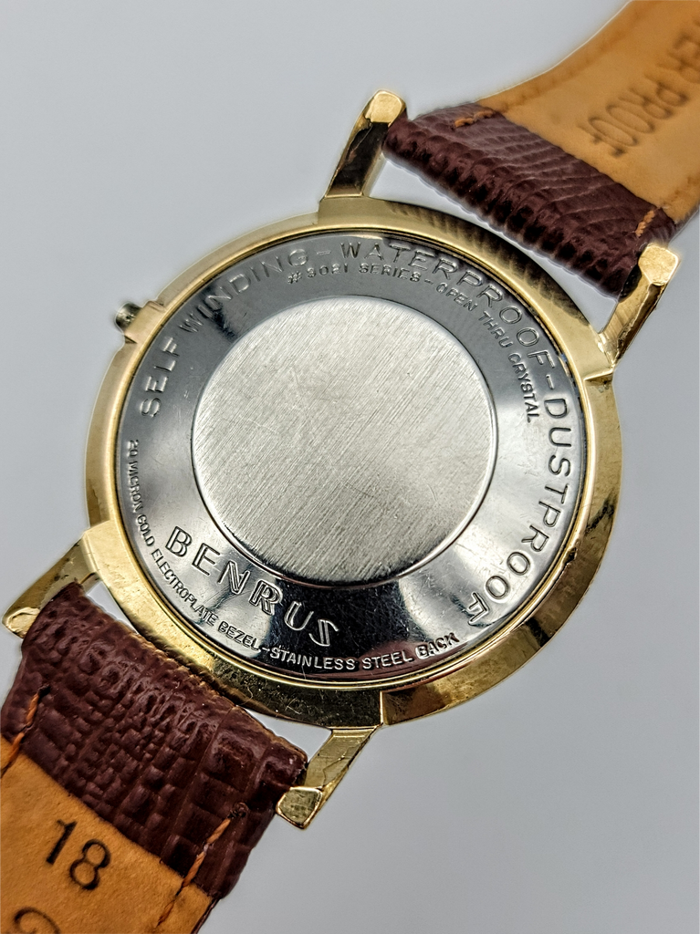BENRUS Three Stars 39 Jewels Self-Winding Watch Cal. ETA 2451 - In BOX ...